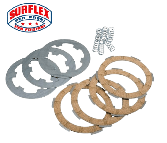 S1657 | Koblingsplader SURFLEX 4 disc 6 fjeder Ape50 KYLE.DK